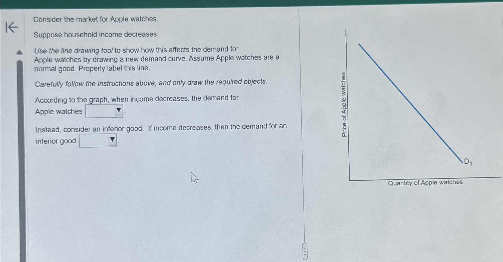 Solved Consider the market for Apple watches.Suppose | Chegg.com