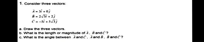 Solved Vectors ( dot and cross product worksheet) Quantities | Chegg.com
