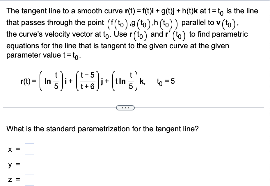 Solved The tangent line to a smooth curve | Chegg.com
