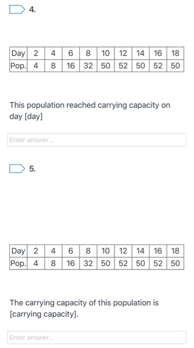 Solved A population has reached carrying capacity Select all | Chegg.com