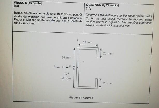 Solved VRAAG 6 [15 punte) QUESTION 6 [15 marks] [15] [15] | Chegg.com