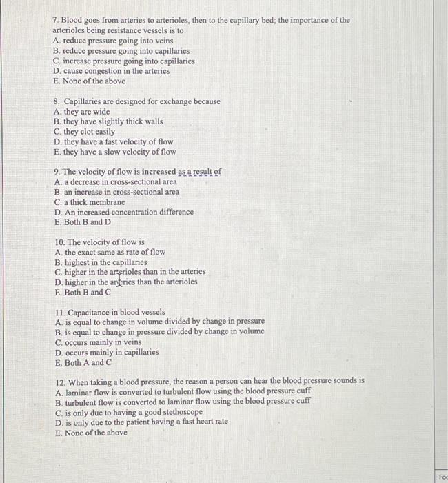 1. A beta blocker would A. decrease heart rate B. | Chegg.com