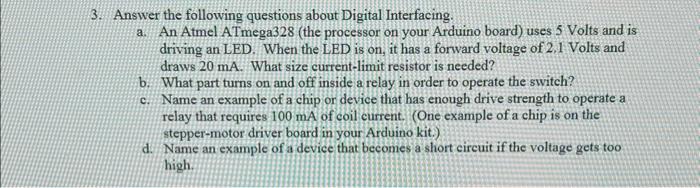 Solved 3. Answer the following questions about Digital | Chegg.com