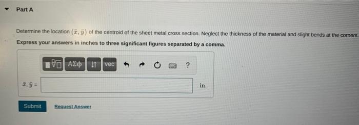 Solved Consider the sheet metal cross section shown in | Chegg.com