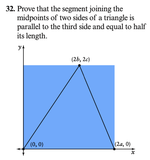 Solved Prove that the segment joining themidpoints of two | Chegg.com