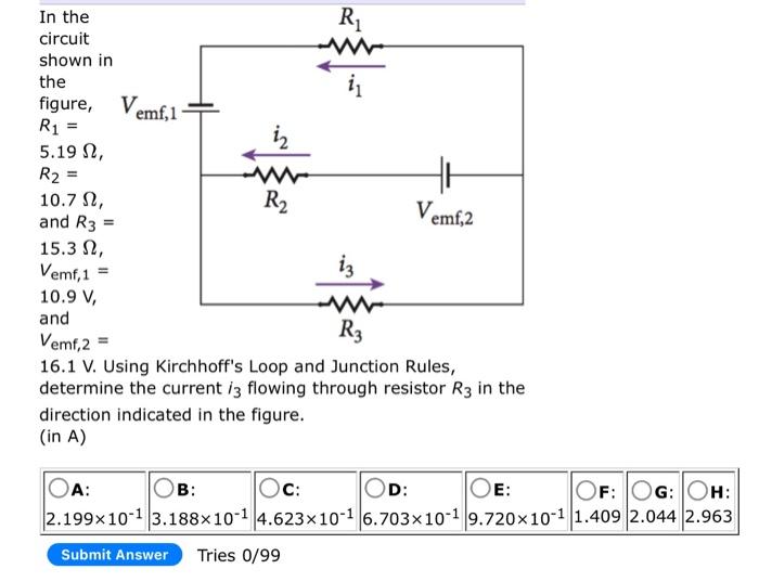 Solved 16.1 V. Using Kirchhoff's Loop and Junction Rules, | Chegg.com
