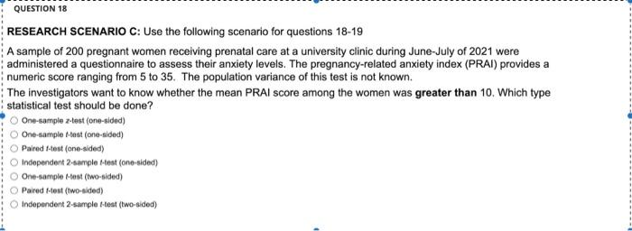 Solved RESEARH SCENARIO B (Use the following scenario for | Chegg.com