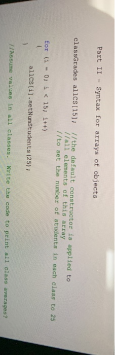 Lab #3 - Classes/Constructors Part I - Fill in the | Chegg.com