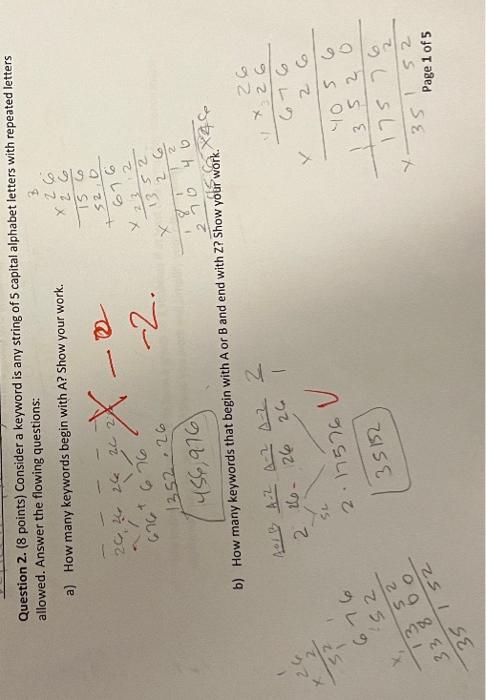 Solved Question 2. ( 8 points) Consider a keyword is any | Chegg.com Solved Question 2. ( 8 points) Consider a keyword is any | Chegg.com