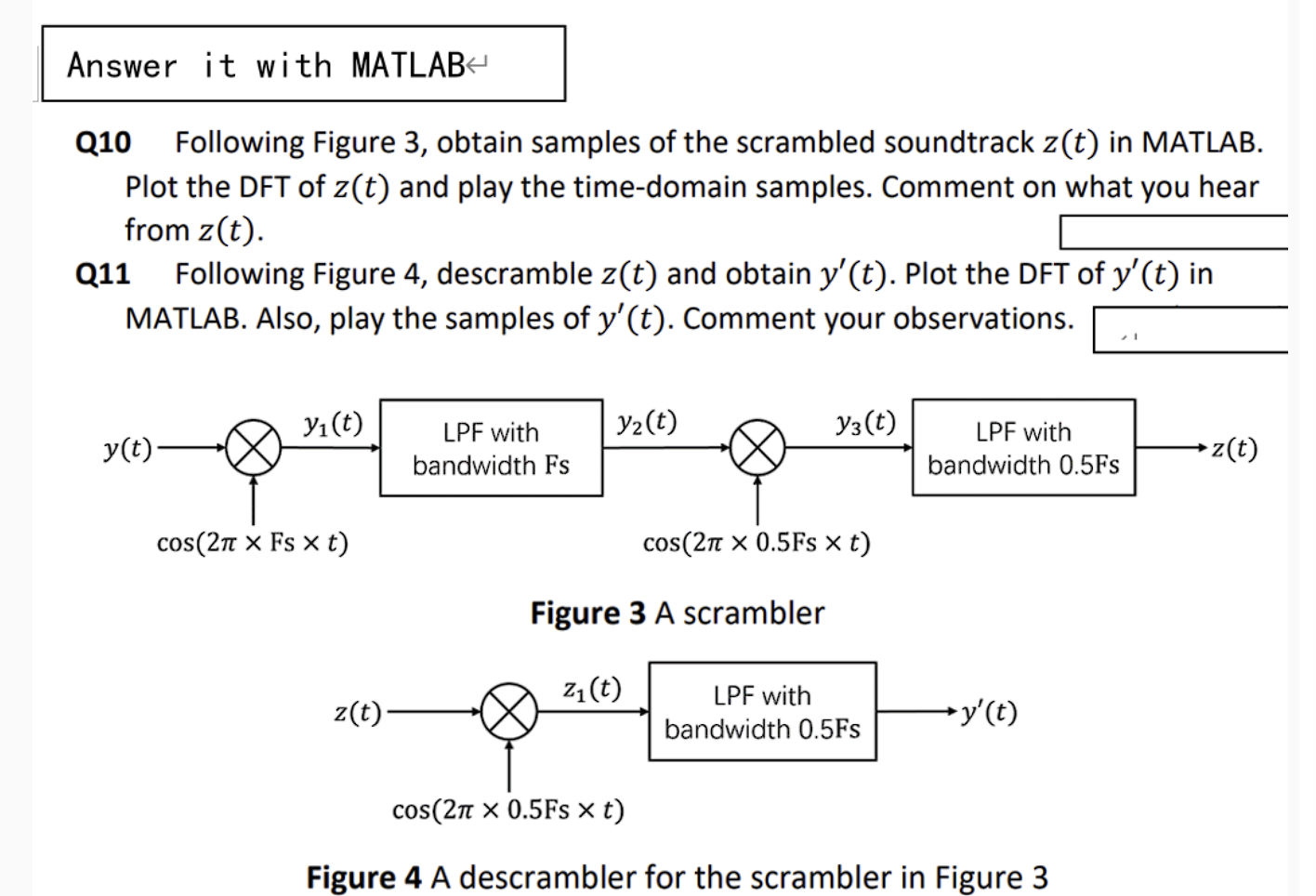 Answer it with MATLABQ10 ﻿Following Figure 3, ﻿obtain | Chegg.com