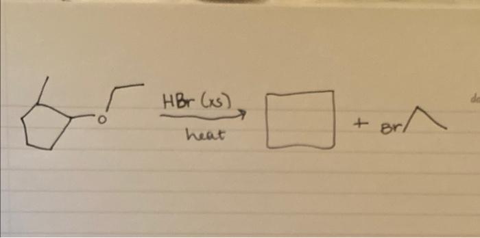 Solved HBr (xs). + Br . heat | Chegg.com