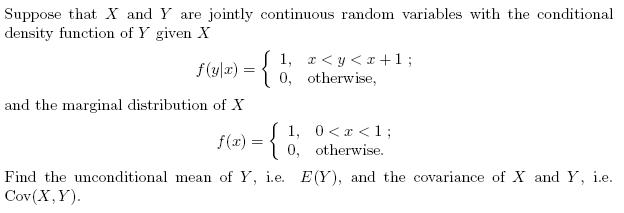 Solved Suppose that X and Y are jointly continuous random | Chegg.com
