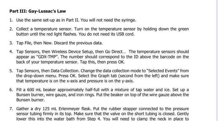 Solved Give two experimental errors or limitations in Part | Chegg.com