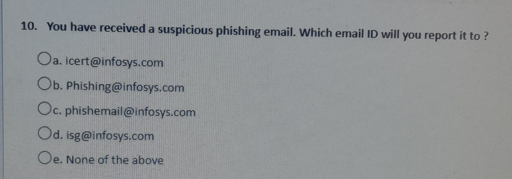 Solved You have received a suspicious phishing email. Which | Chegg.com