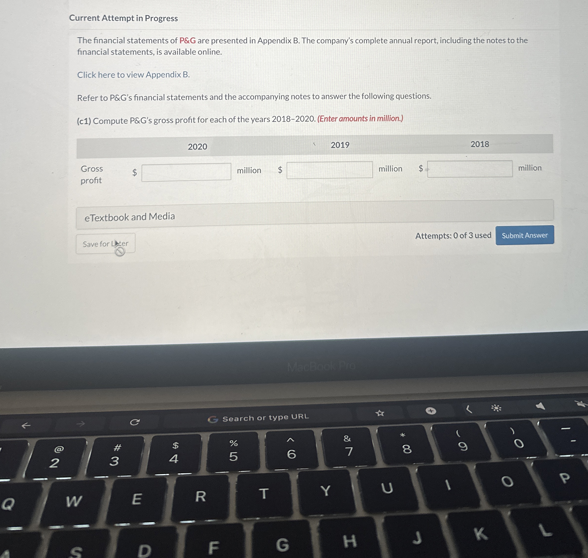 Solved Current Attempt in ProgressThe financial statements | Chegg.com