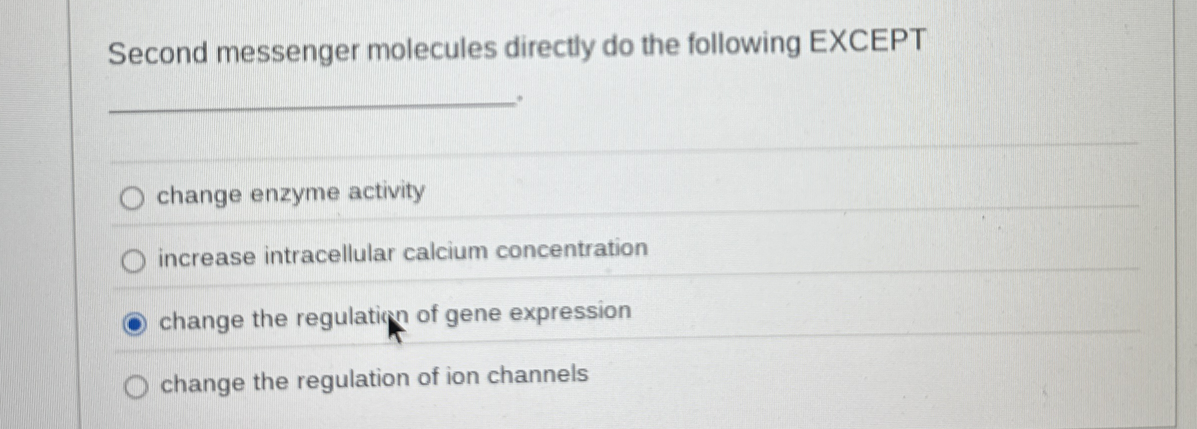 Solved Second messenger molecules directly do the following | Chegg.com Solved Second messenger molecules directly do the following | Chegg.com