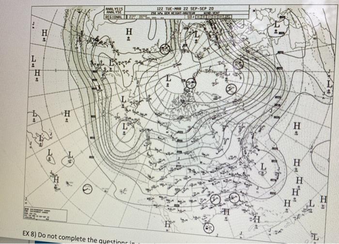 Solved Using this map identify the troughs and ridges for | Chegg.com