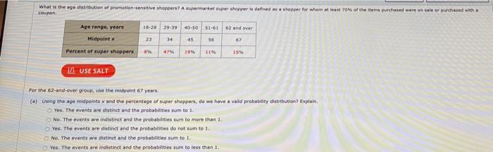 Solved What is the pediatribution of promotion-sensitive | Chegg.com