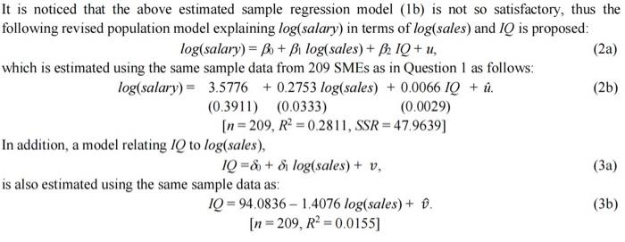 Solved Question 3 (30 marks) To better examine and explain | Chegg.com