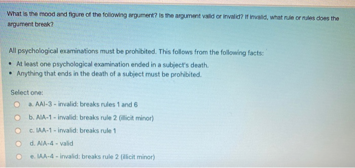 What is the mood and figure of the following | Chegg.com