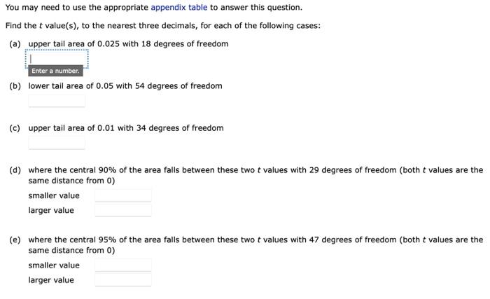 Solved You may need to use the appropriate appendix table to | Chegg.com