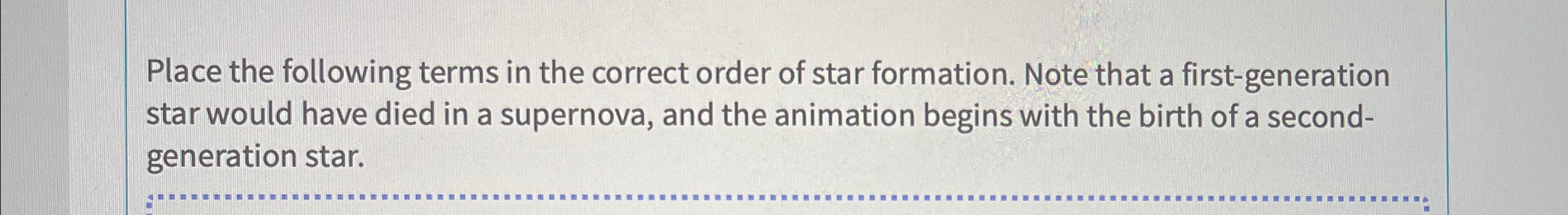 Solved Place the following terms in the correct order of | Chegg.com