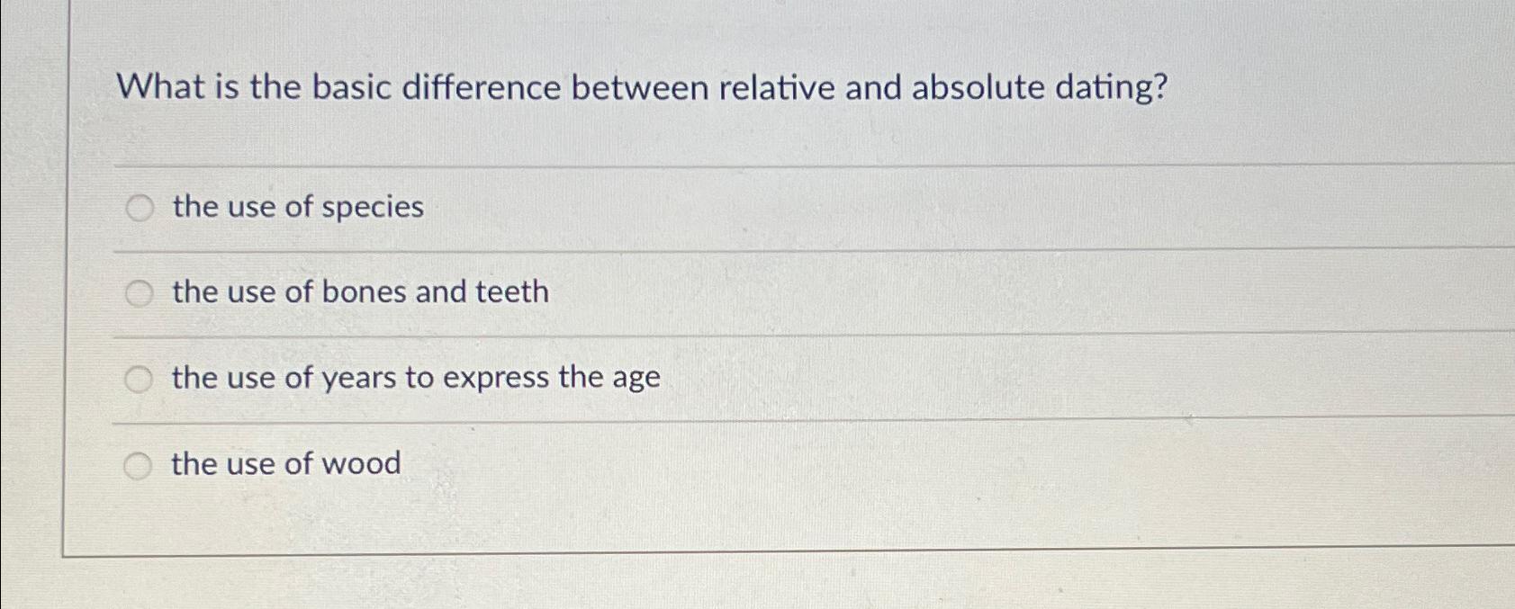 Solved What is the basic difference between relative and | Chegg.com