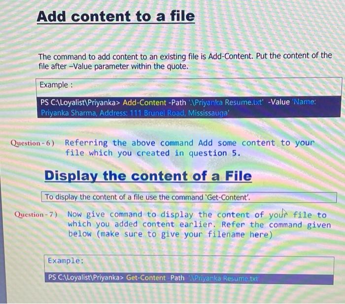 Solved Working with Files and Folders Part 2 Instructions: | Chegg.com