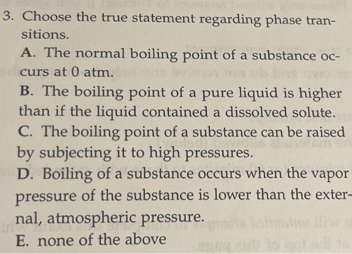 Solved Choose the true statement regarding phase | Chegg.com