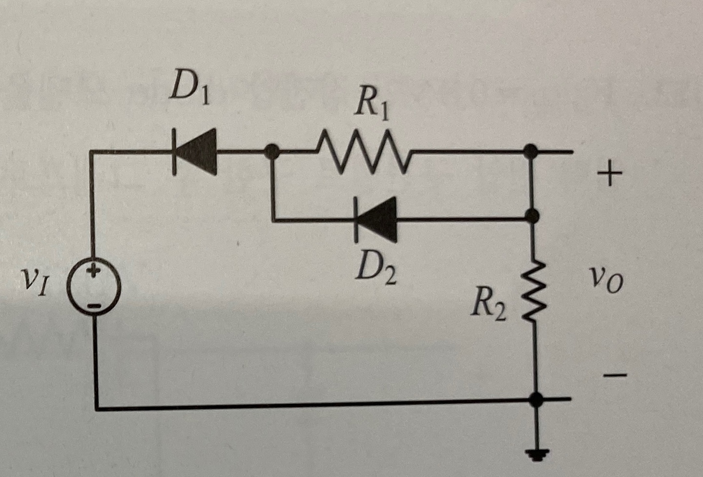 Solved Using the diode constant voltage model, find the | Chegg.com