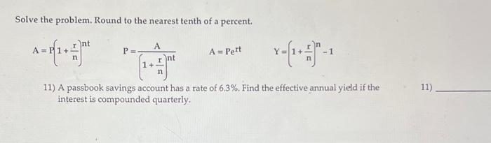 Solved Solve the problem. Round to the nearest tenth of a | Chegg.com