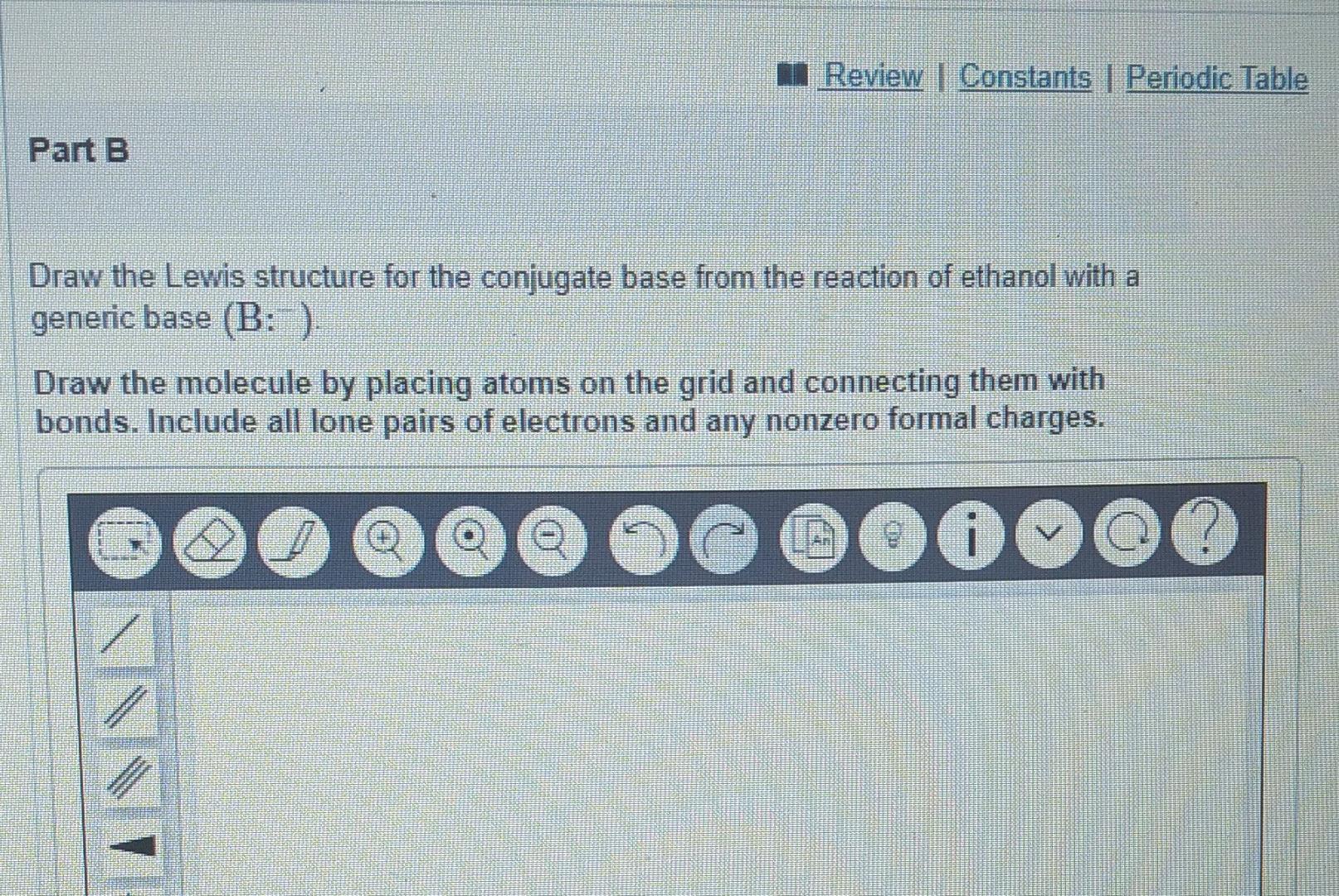 Solved Draw the Lewis structure for the conjugate base from | Chegg.com