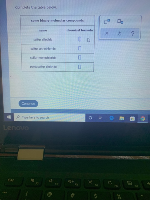 Solved Complete the table below. some binary molecular | Chegg.com