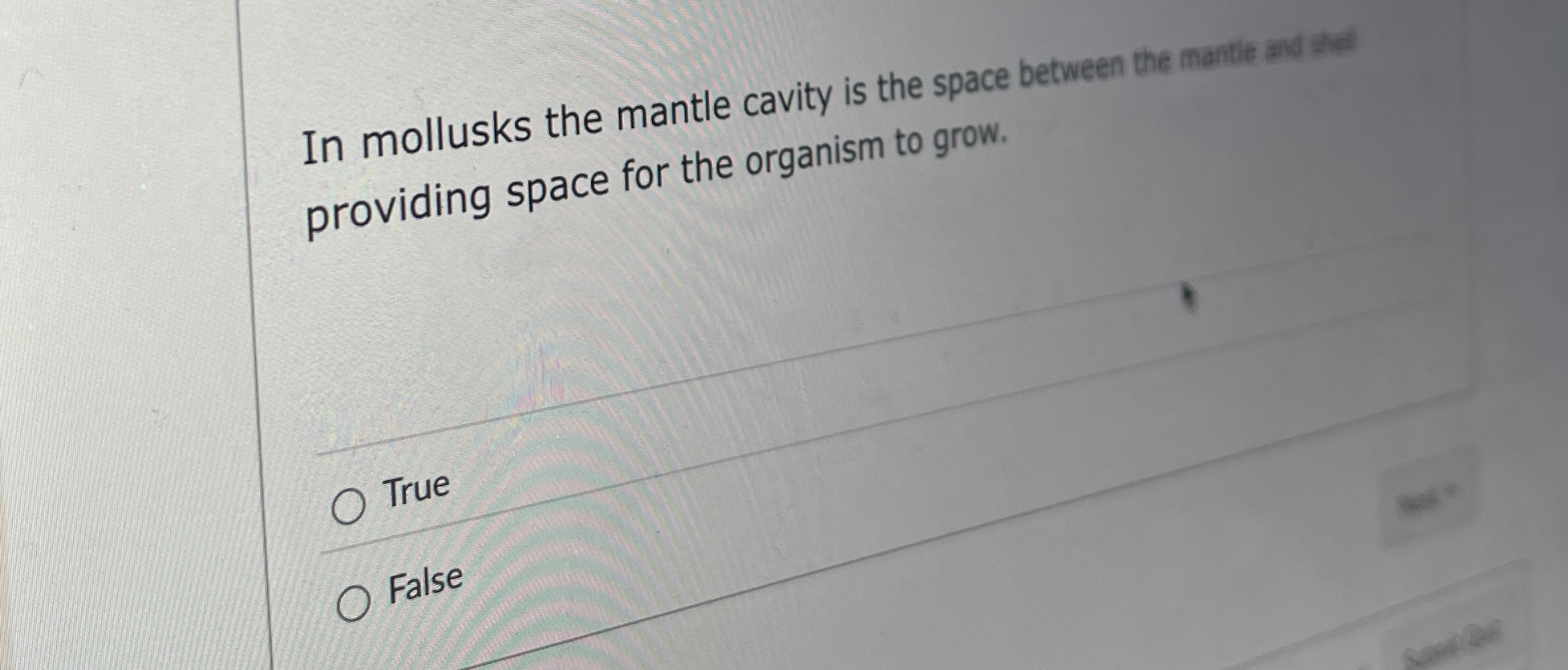 Solved In mollusks the mantle cavity is the space between | Chegg.com