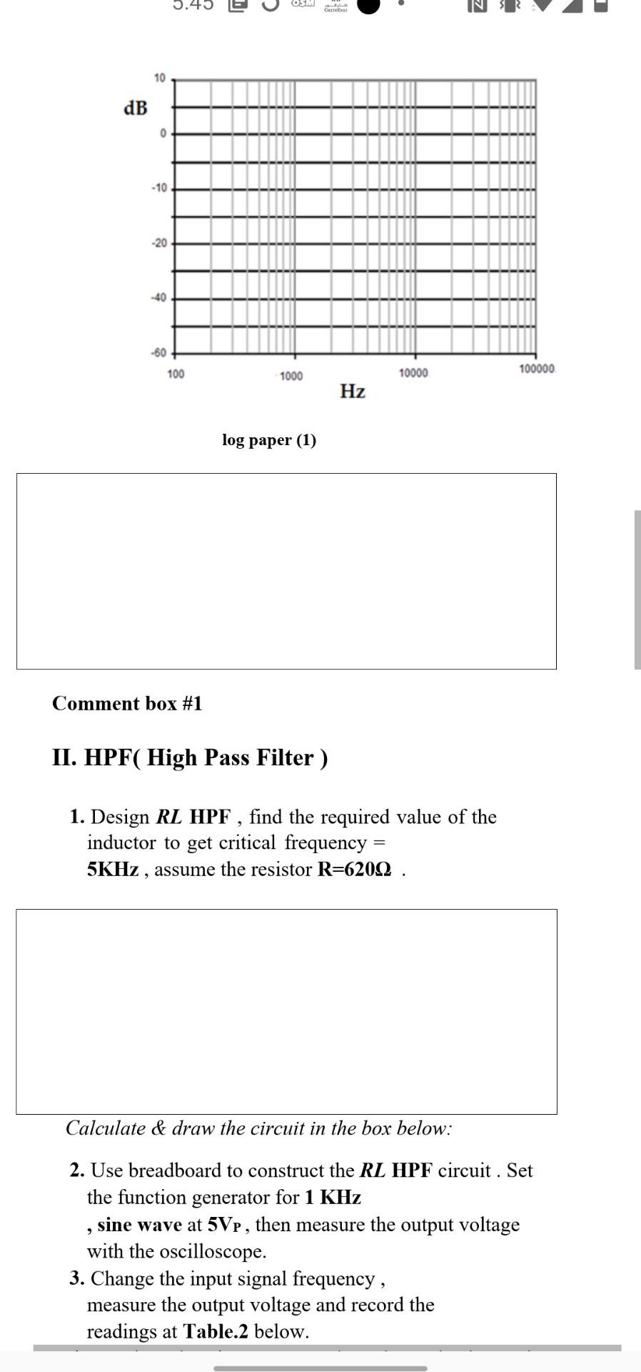 Solved m 5:43 OSM Carnou Objective : Final Project Design | Chegg.com