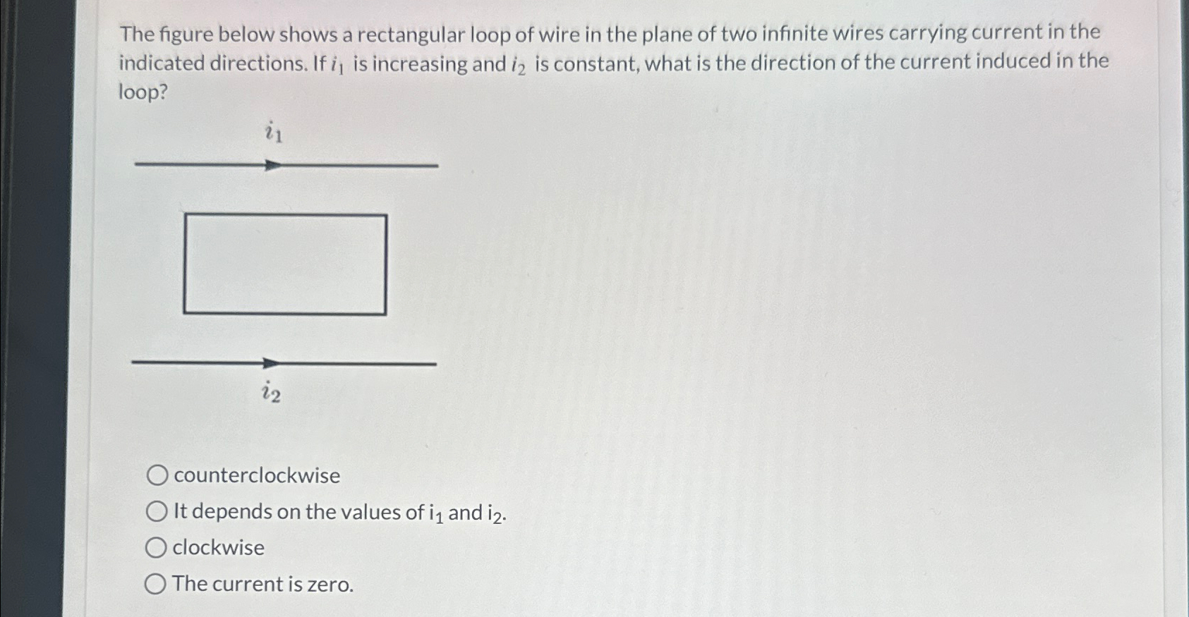 Solved The figure below shows a rectangular loop of wire in | Chegg.com