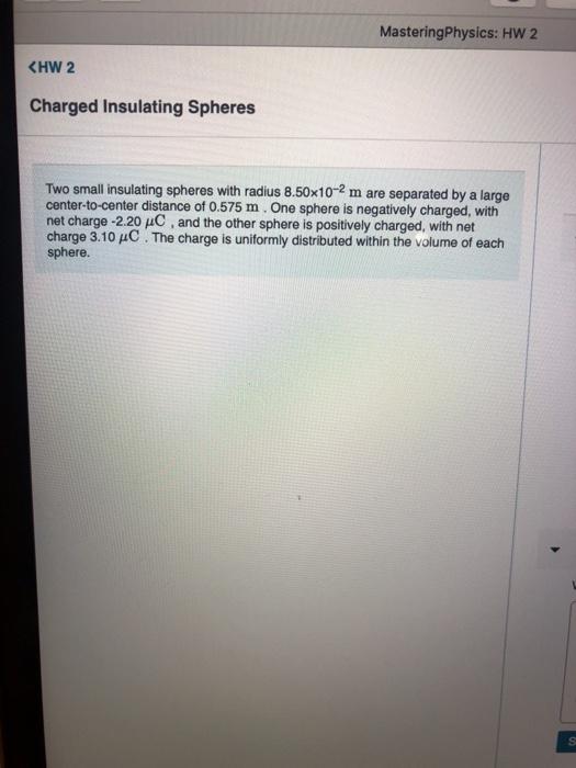 Solved Mastering Physics: HW 2 | Chegg.com