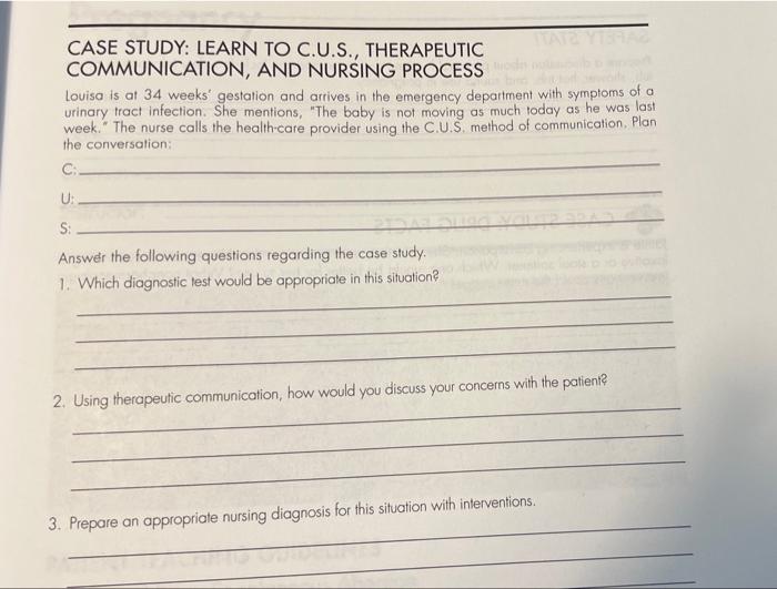 Solved CASE STUDY: LEARN TO C.U.S., THERAPEUTIC | Chegg.com