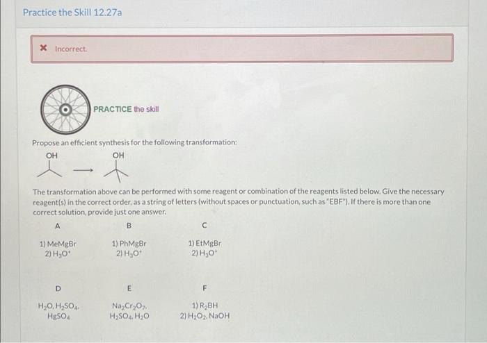 Solved Practice the Skill 12.24d PRACTICE the skill Propose | Chegg.com