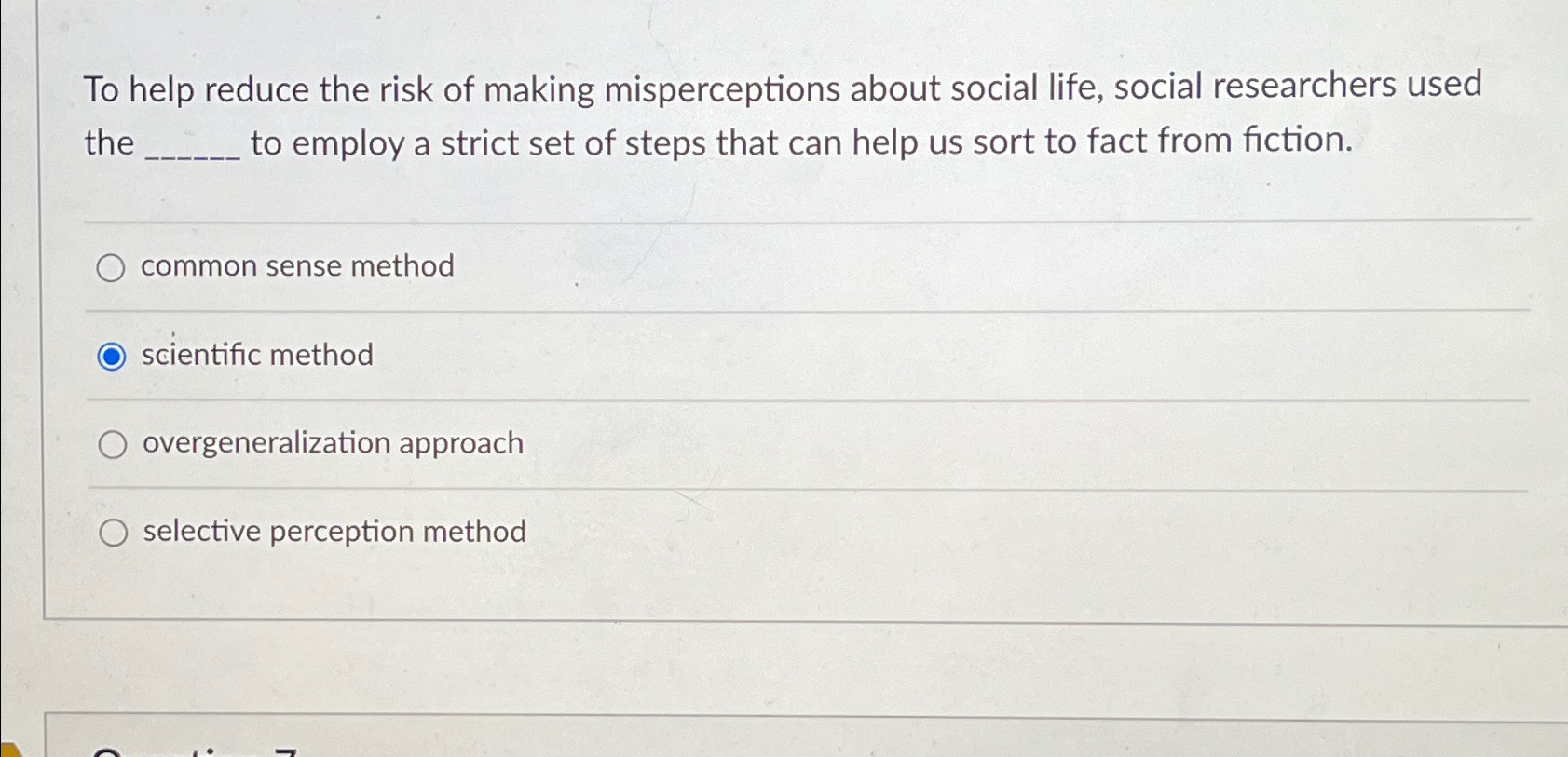 Solved To help reduce the risk of making misperceptions | Chegg.com