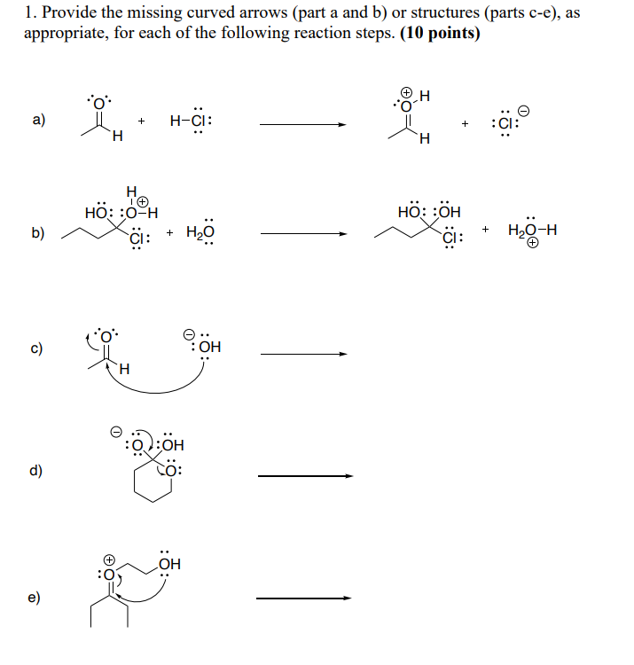Solved Provide the missing curved arrows Resonance species B | Chegg.com
