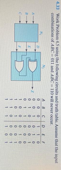 4.5 A combinational circuit is divided into two | Chegg.com