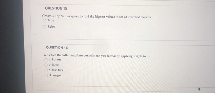Solved ION 15 Create A Top Values Query To Find The