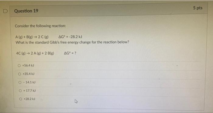 Solved Consider the following reaction: | Chegg.com