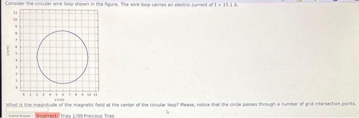 Solved Consider the circular wire loop shown in the figure. | Chegg.com
