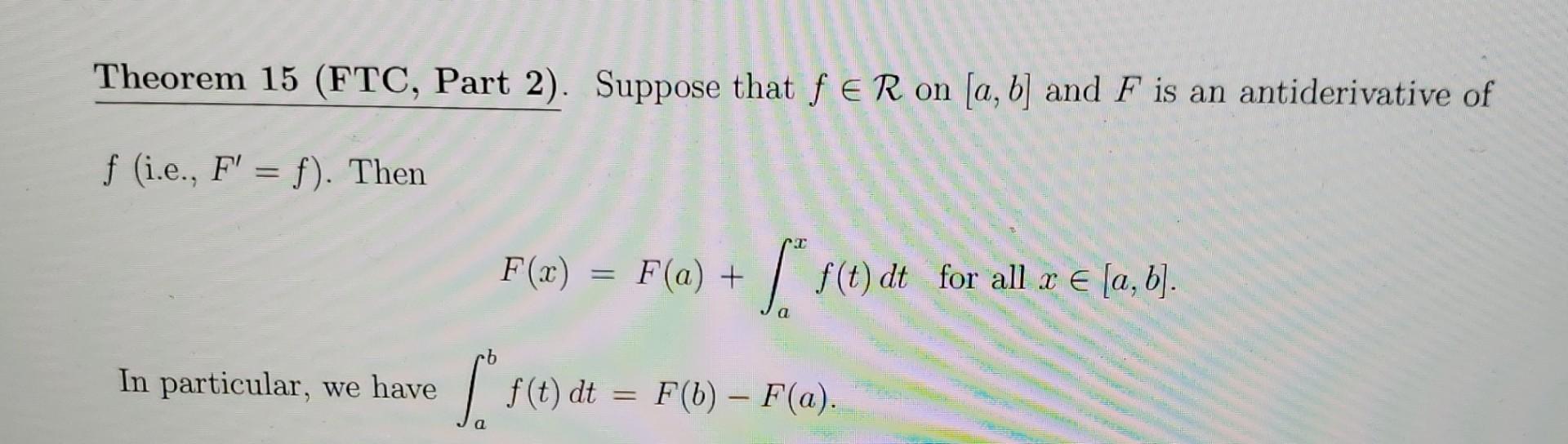 Solved for Analysis 2 please only use these theorems to | Chegg.com