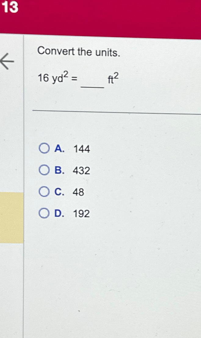 Solved 13Convert the | Chegg.com