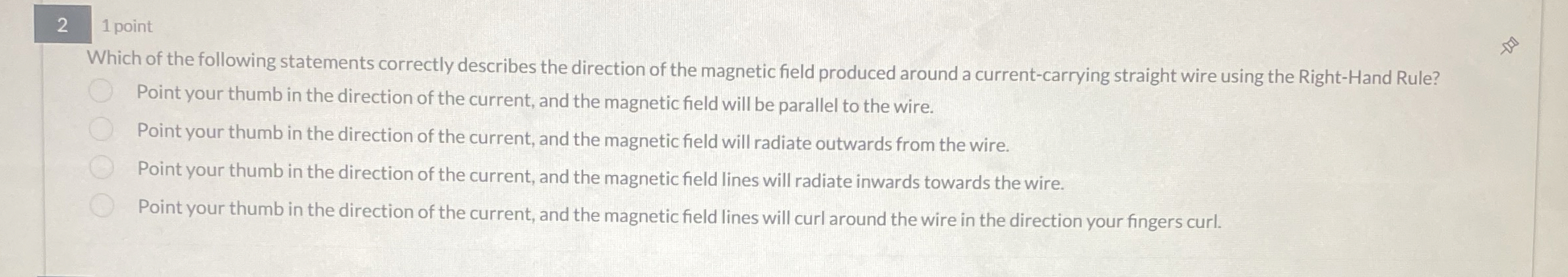 Solved 21 ﻿pointWhich of the following statements correctly | Chegg.com