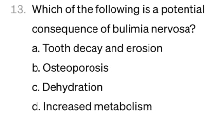 Which of the following is a potential consequence of | Chegg.com