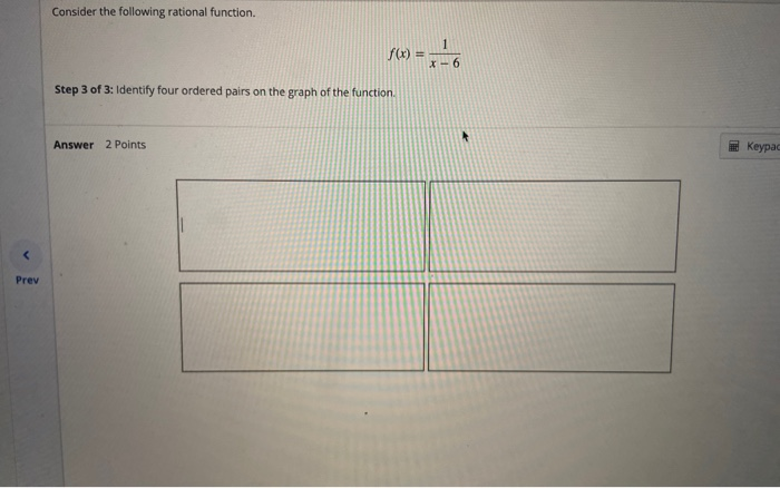 Solved Consider the following rational function. f(x) = -6 | Chegg.com